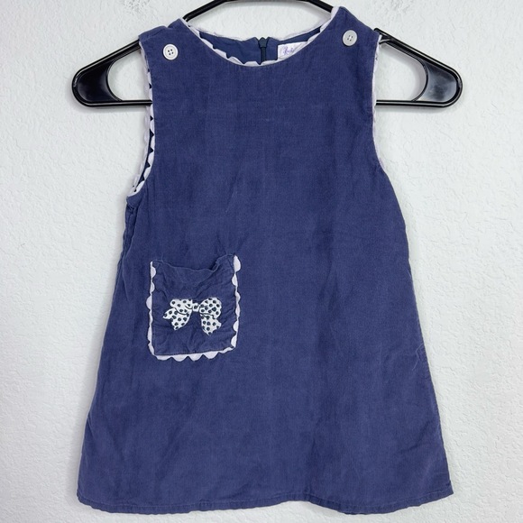 Rachel Riley | Dresses | Rachel Riley Dress Girls 5y Blue Corduroy ...